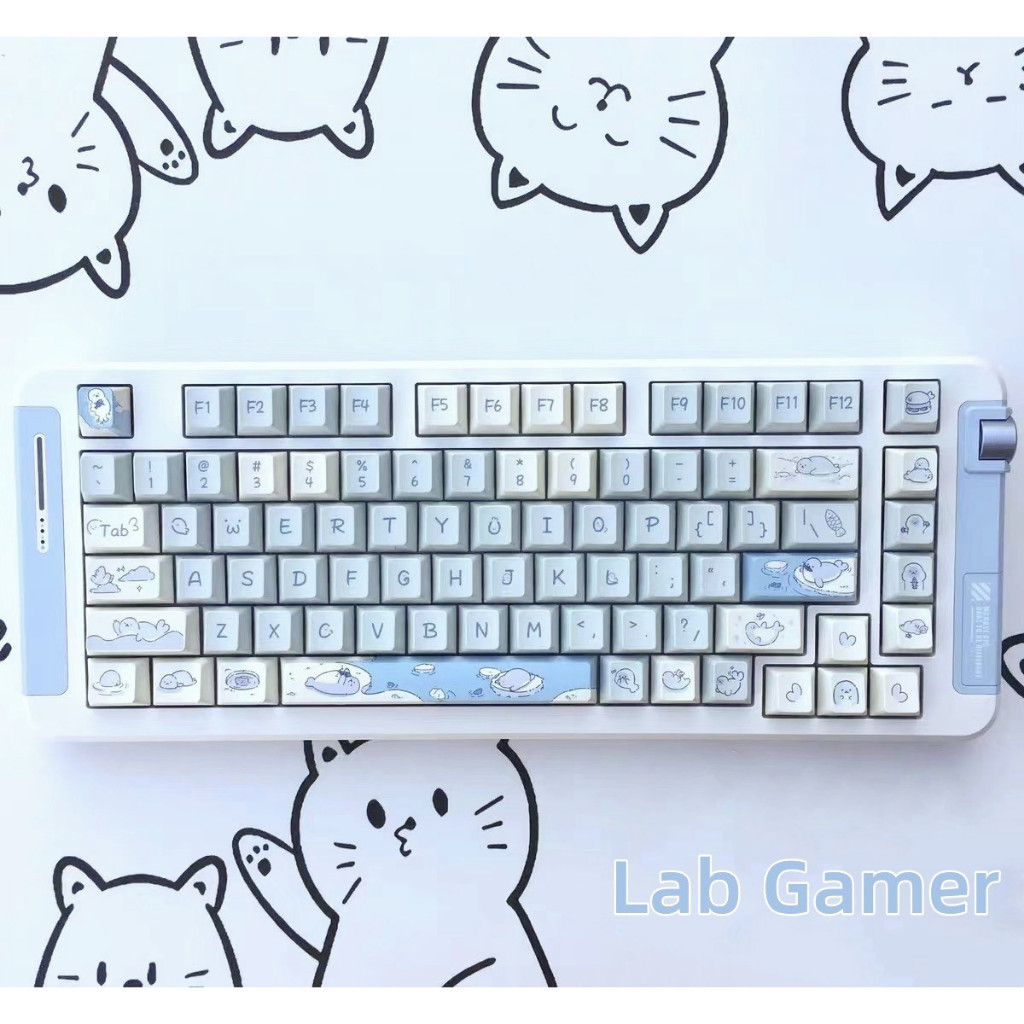 90 Keys Keycap Cherry Height PBT Material Thermal Sublimation Keycaps ...