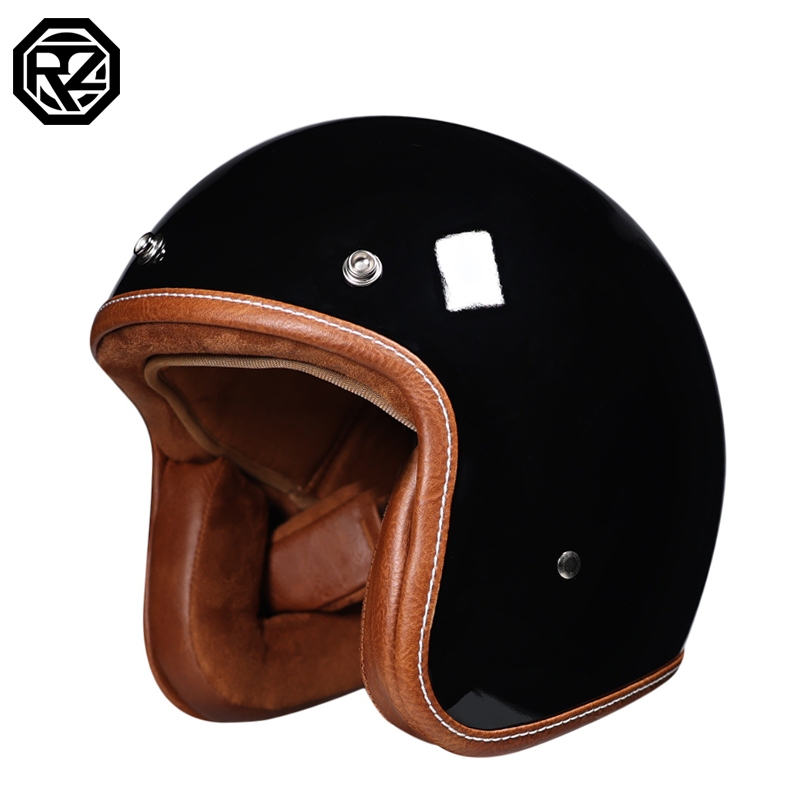 Retro Helmet Motorcycle Half Face Helmet | Shopee Philippines