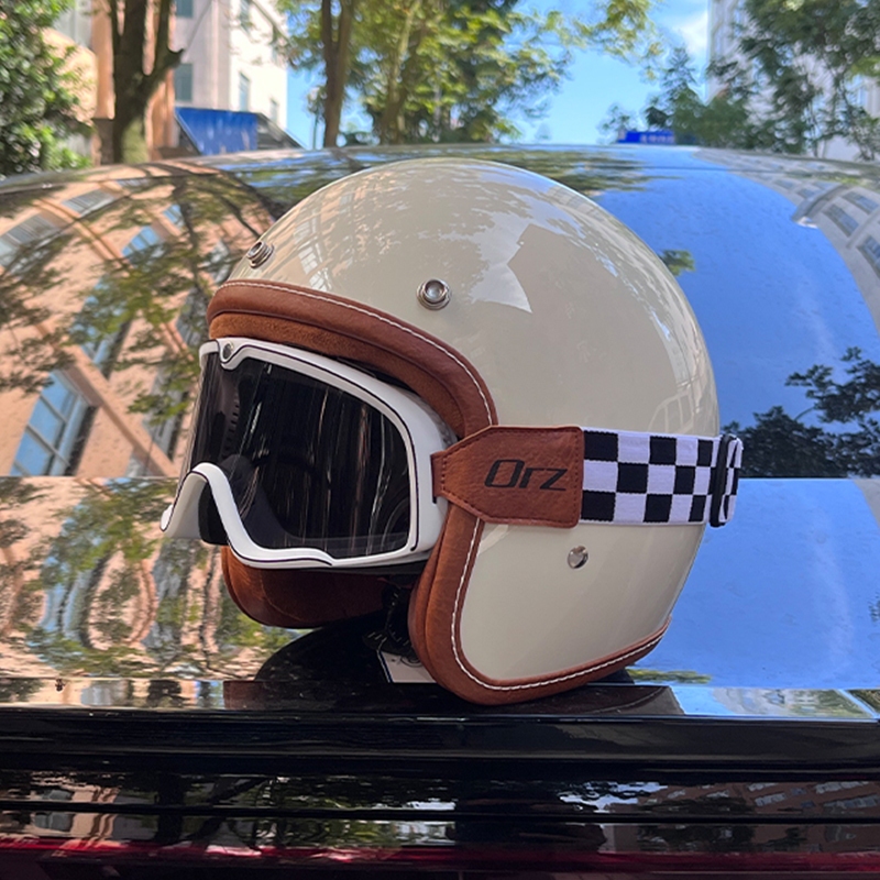 Retro Helmet Motorcycle Half Face Helmet | Shopee Philippines