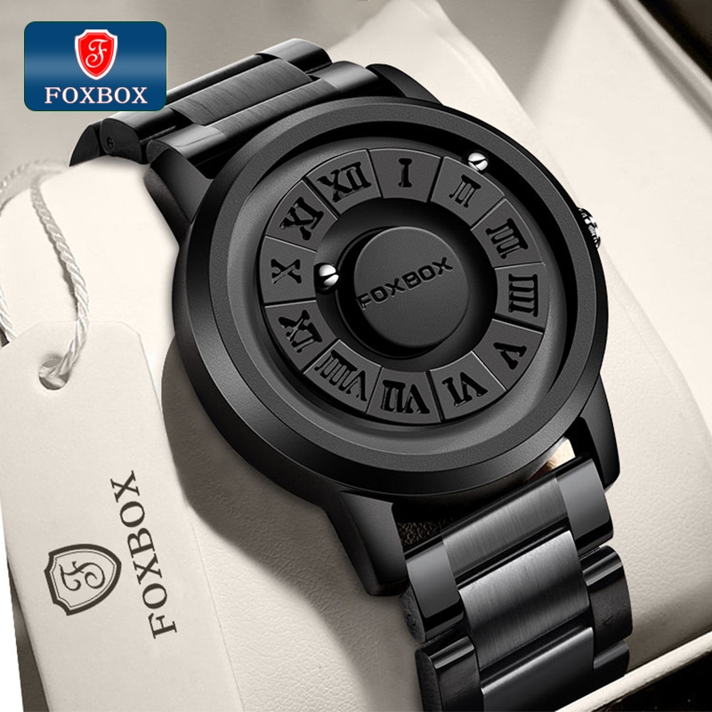 LIGE New Relo Fashion Design Watches Men Personality Creative Magnetic ...