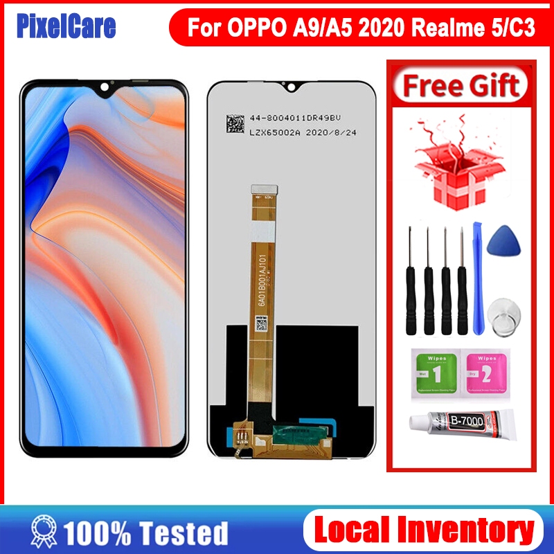 Pixelcare LCD With Frame For OPPO A9 2020 / A5 2020 /Realme 6i/Realme ...