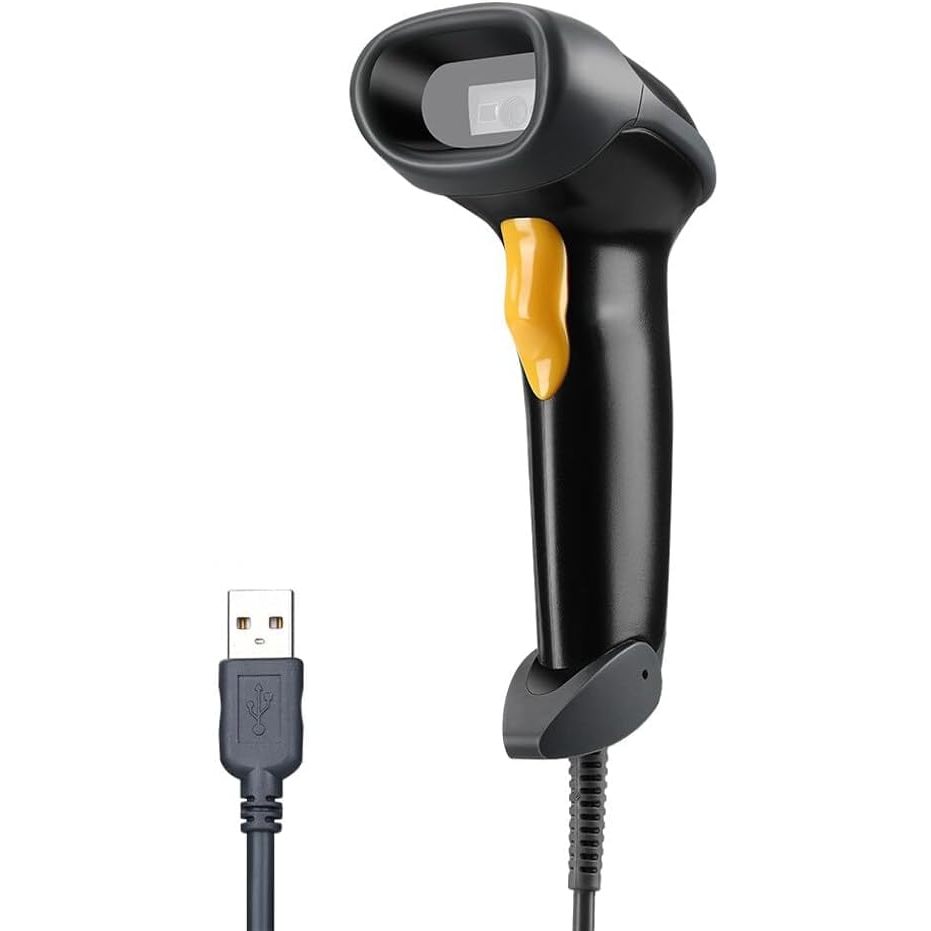 Eyoyo Wired 1D 2D QR Barcode Scanner handheld Extra Long USB Wired Bar ...