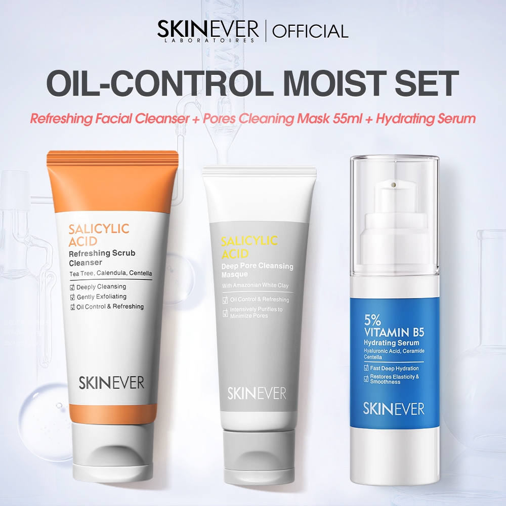 SKINEVER Refreshing Scrub Cleanser Acne Treatment Ice Sleep Masque ...