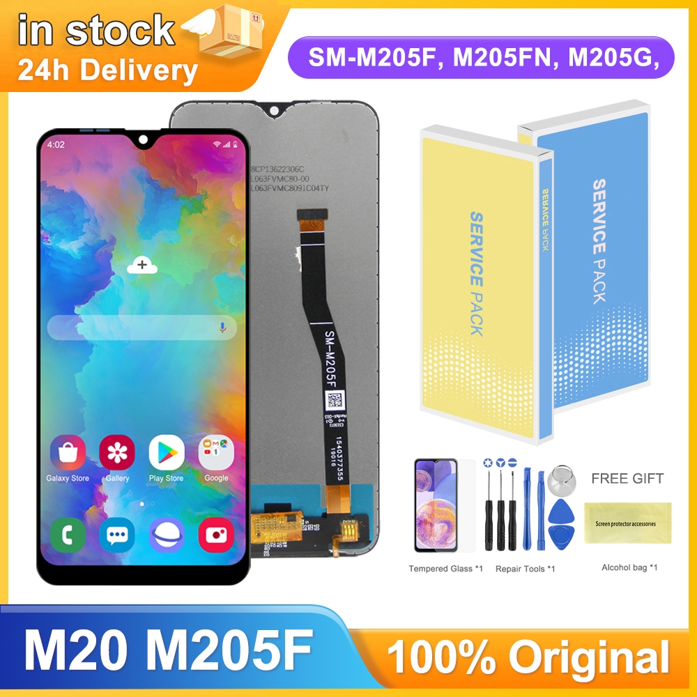 For Samsung Galaxy M20 2019 LCD Display Touch Screen With frame ...
