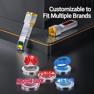 AMPCOM 1.25G and 10G RJ45 Ethernet Copper SFP Transceivers, RJ45 to ...