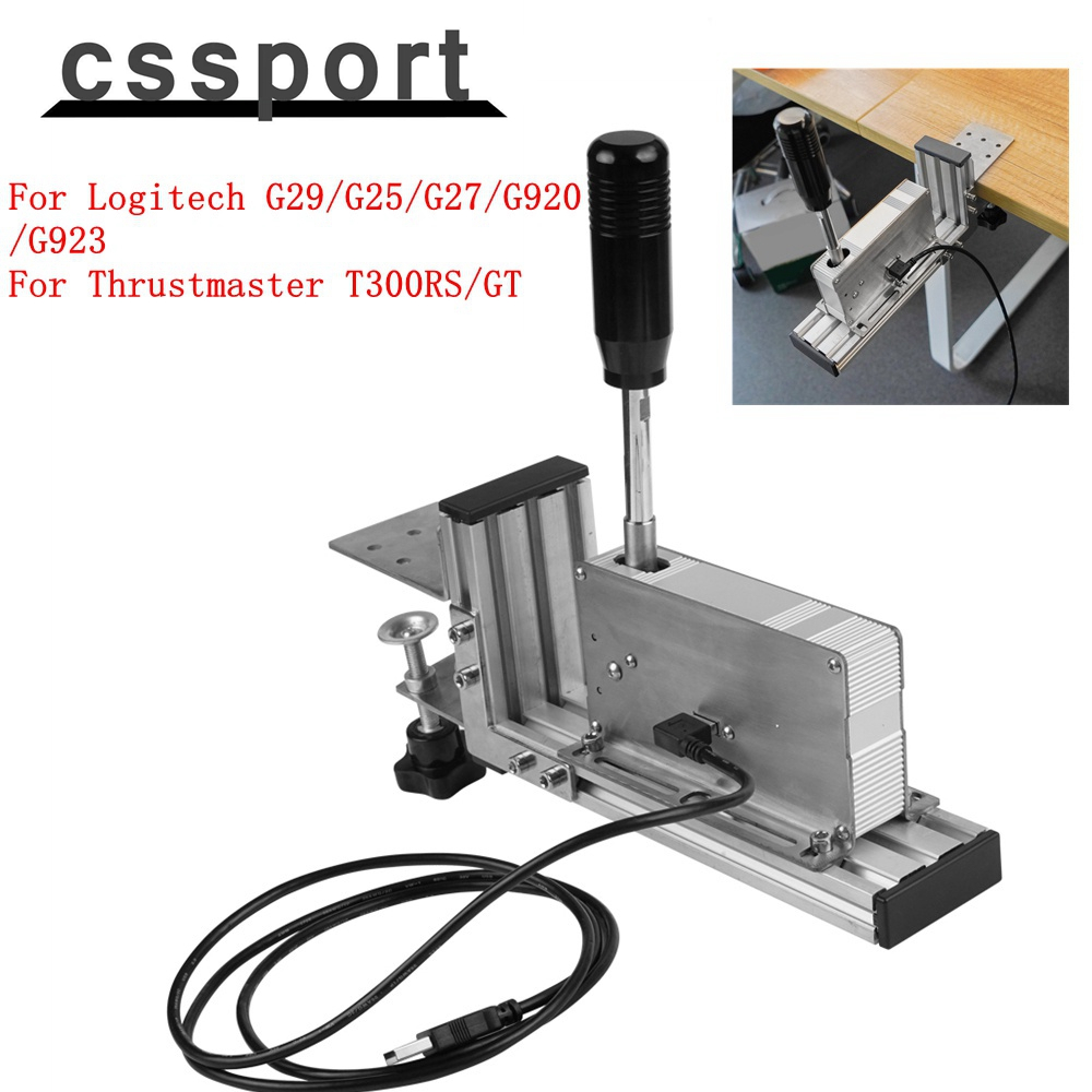 PC USB Racing Games Sequential Shifter H Gear Shift &Fixture Clamp ...