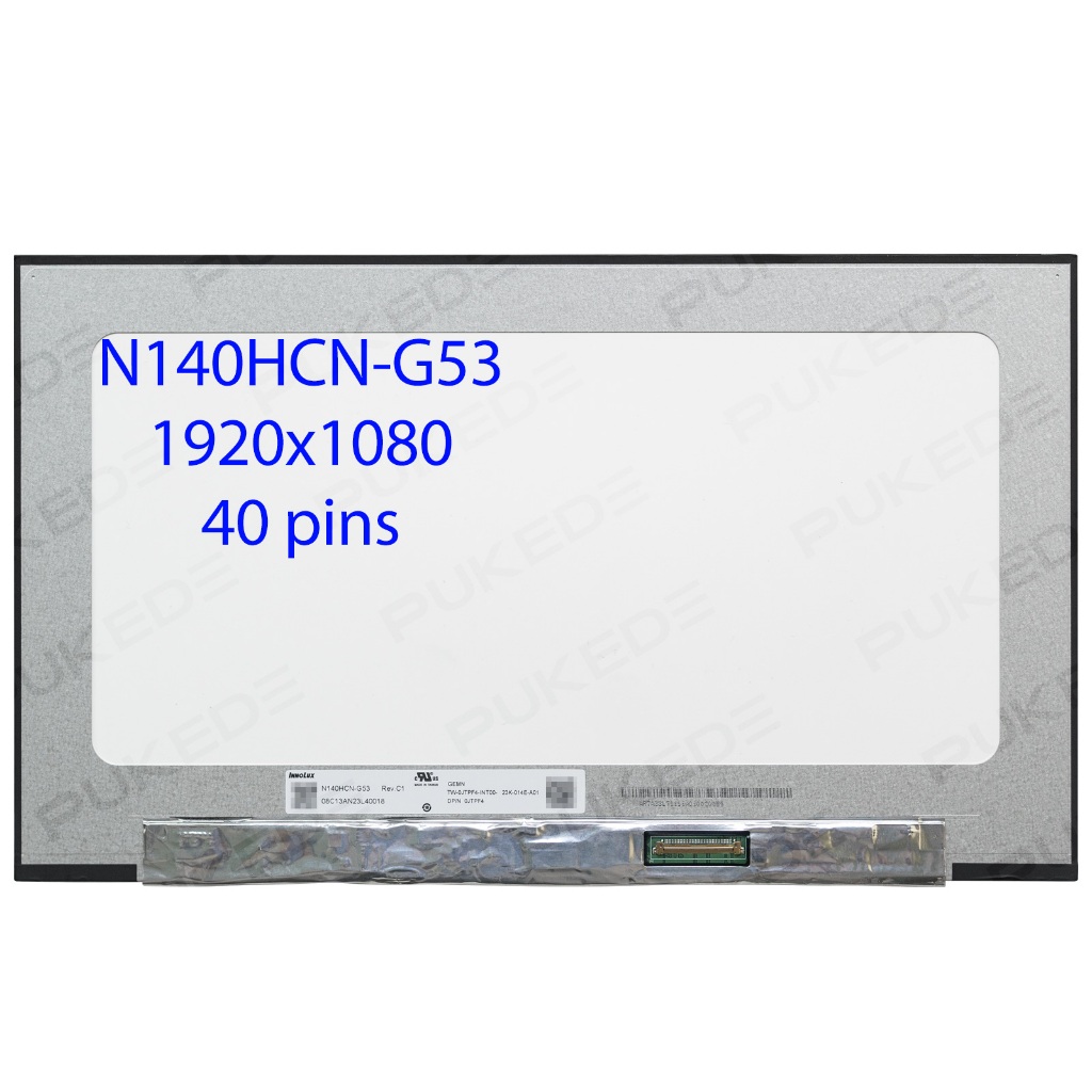 14.0" Laptop LCD Touch Screen N140HCN-G53 N140HCN-E5C B140HAK03.1 ...