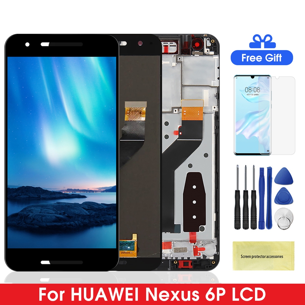 For Huawei Nexus 6P LCD Display H1511, H1512 Screen Touch Digitizer ...