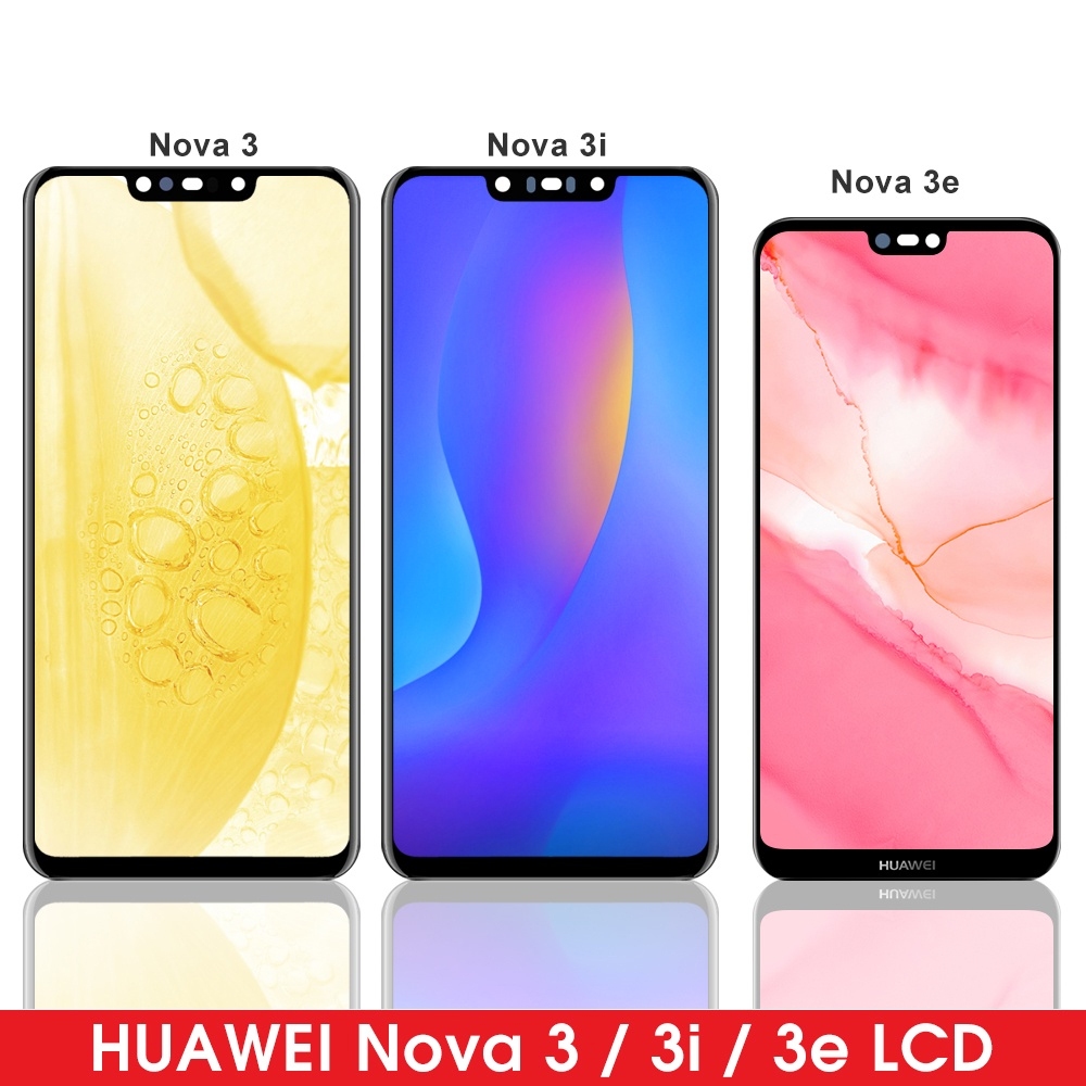 For Huawei Nova 3/nova 3i/nova 3e LCD Display Touch Screen PAR LX1 LX9 Nova 3i LCD INE LX2 L20 ...
