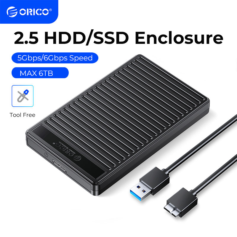 ORICO hdd Enclosure 2.5 SATA to USB 3.0 Type C External Hard Disk Case ...