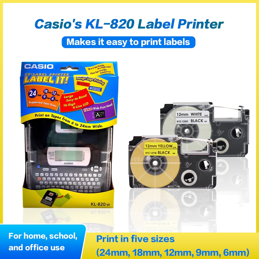 Casio Multifunctional Label Printing Machine KL-820 label Pinter with ...