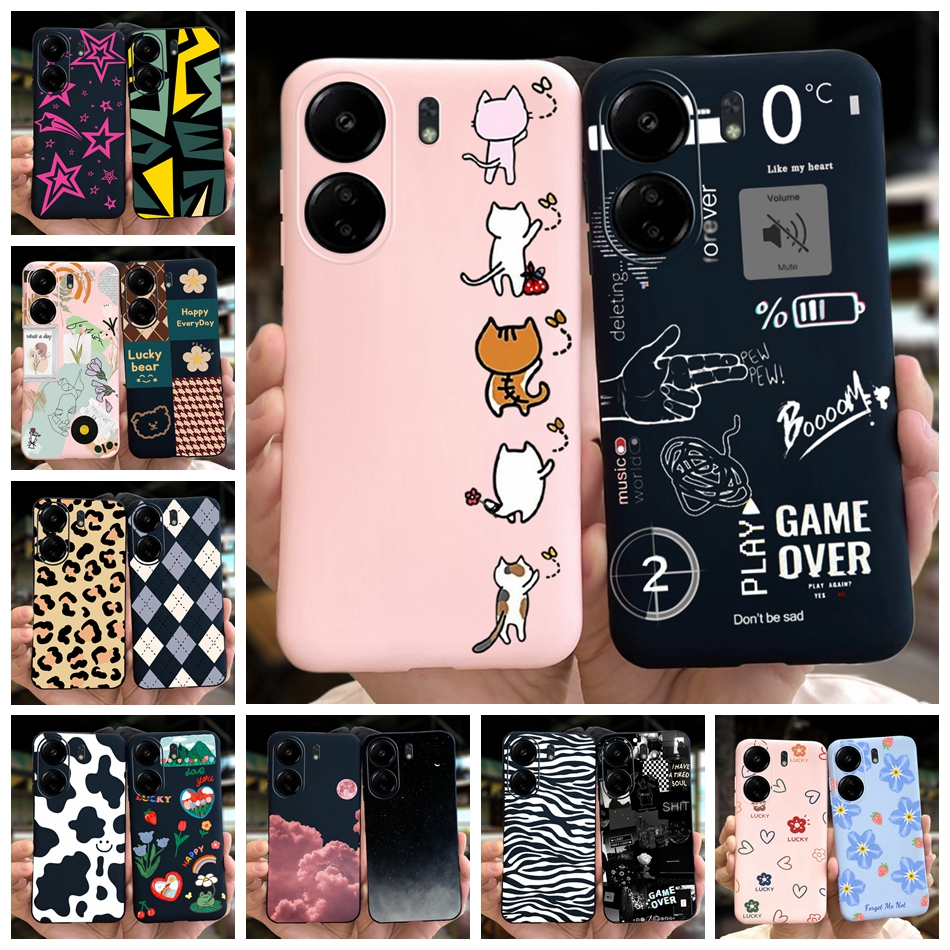 Xiaomi Poco C65 2023 Lovely Printing Jelly Phone Casing PocoC65 C 65 4G ...