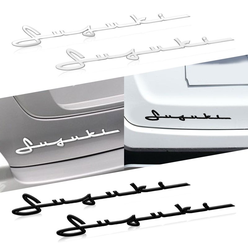 3D Car Letter Front Bonnet Grill Rear Trunk Decals Emblem Badge Car ...