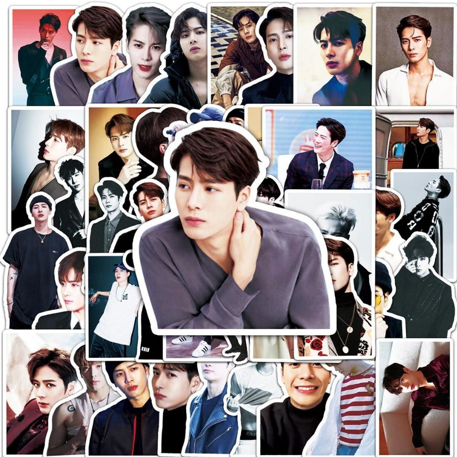 50Pcs Star Cool Jackson Wang Fashion Graffiti Waterproof Stickers For ...