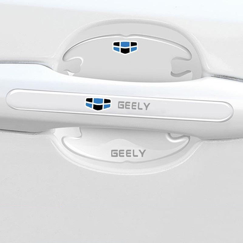 Universal Car Door Handle Bowl Scratch Transparent Protection Stickers ...