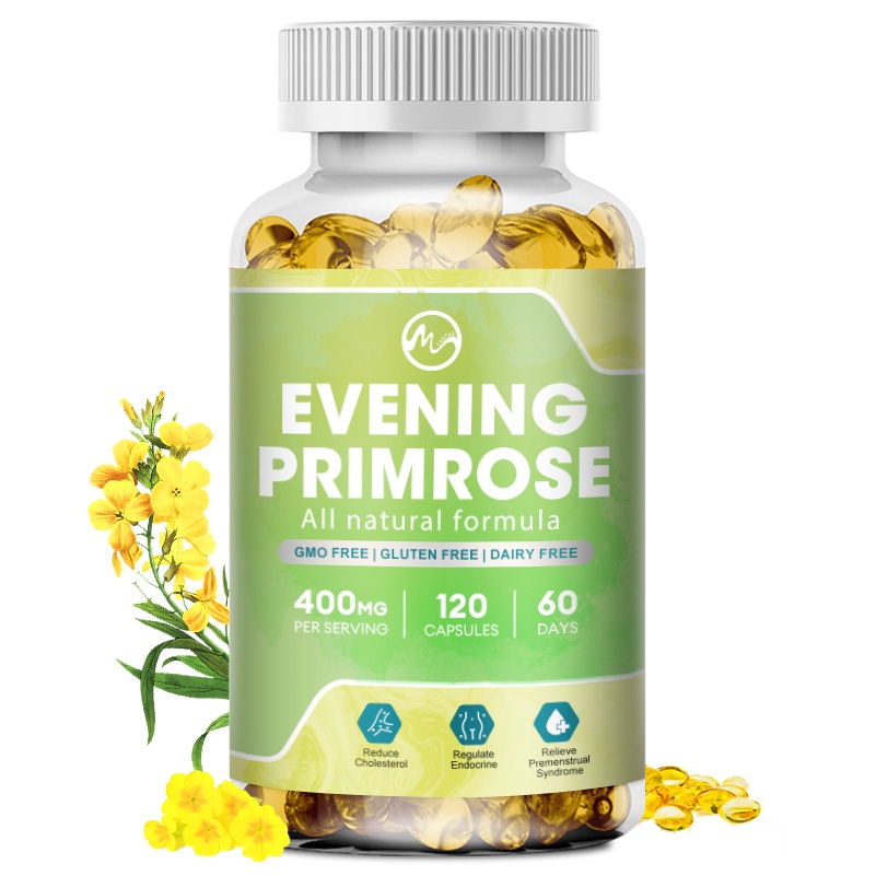 Minch Evening Primrose Oil Capsule 400mg with Naturally Occurring GLA ...
