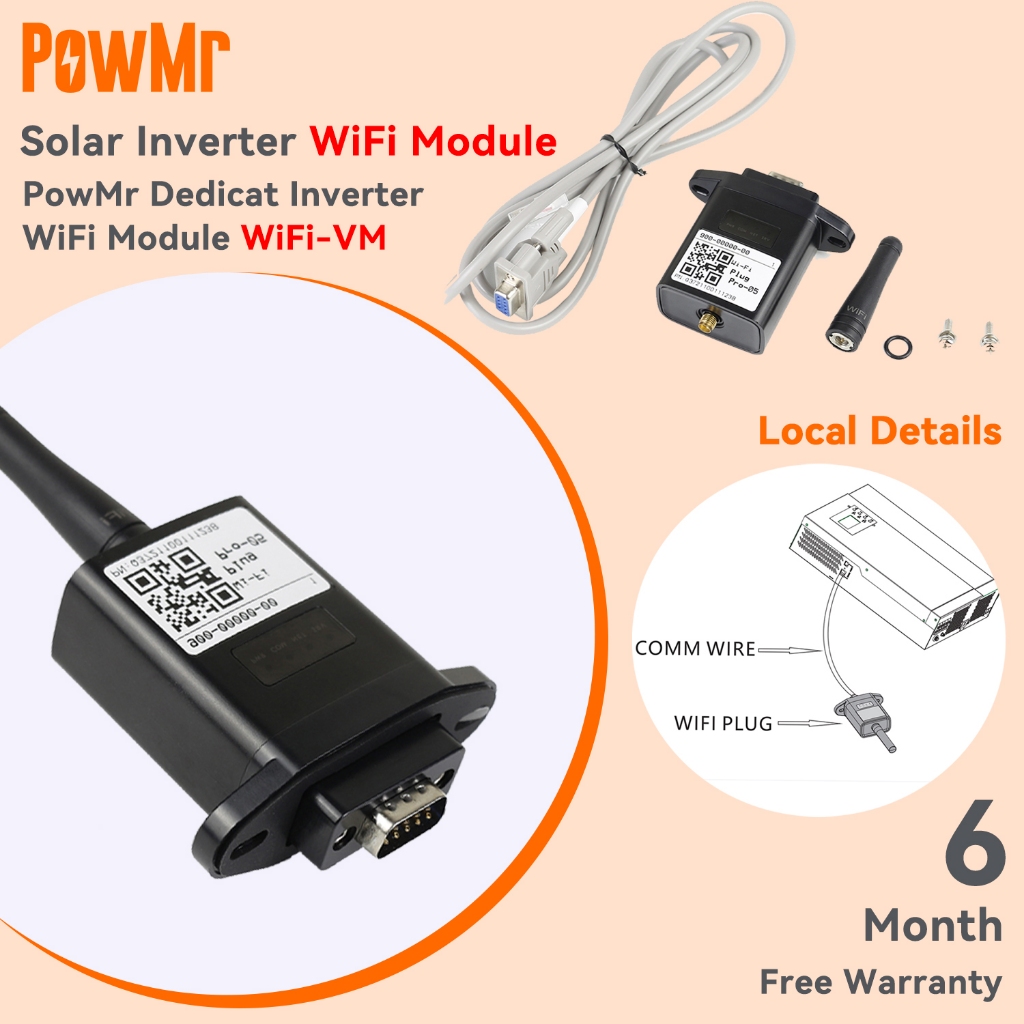 【Official Store】PowMr Brand Dedicated Wireless Network WiFi Module ...