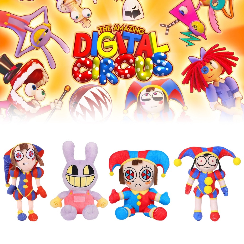 Amazing Digital Circus Cyber Circus Doll Digital Clown Plush Toy ...