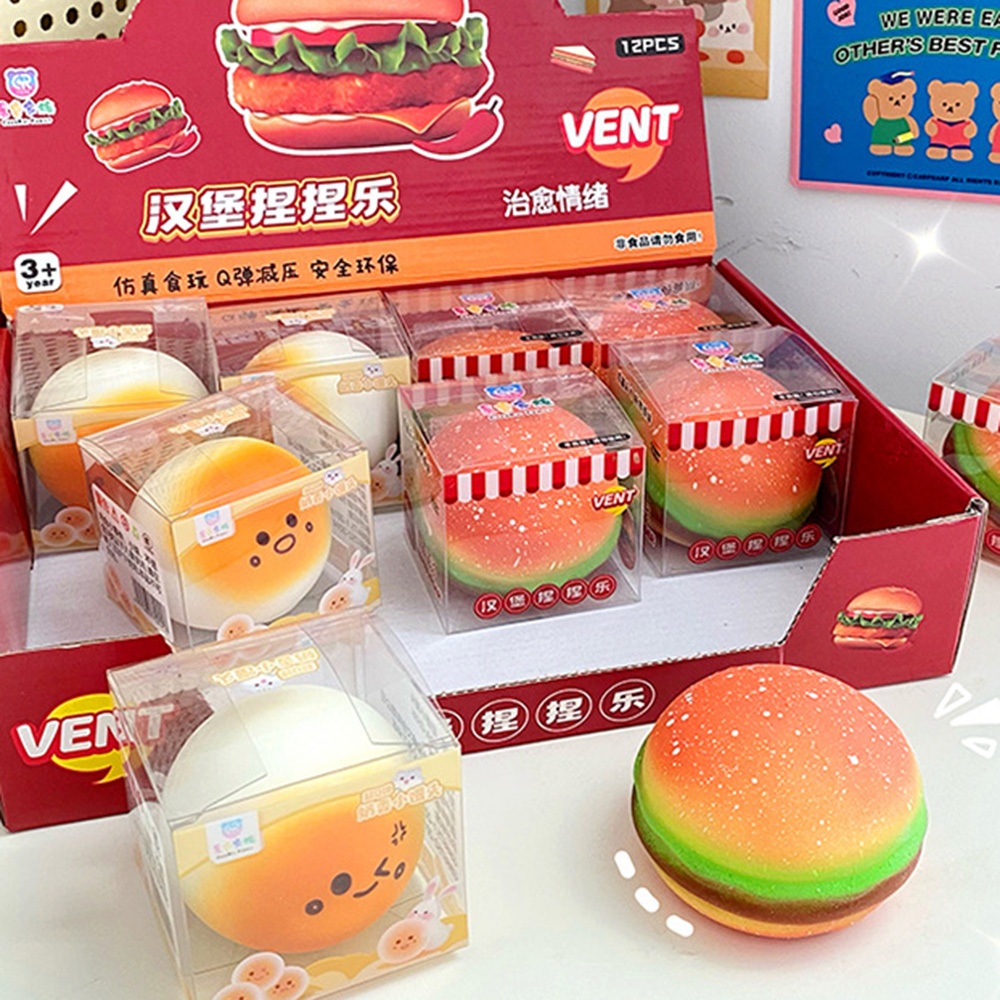 Cartoon Star Kabi Hamburger Pinch Funny Slow Rebound Toy Creative ...