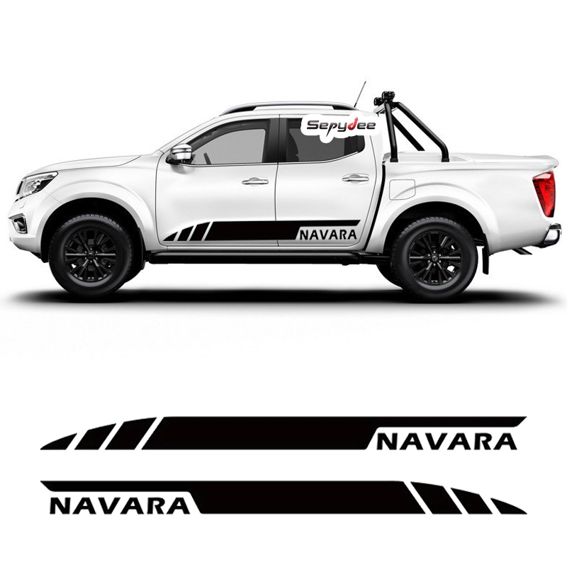 [Ready Stock] 2Pcs For Nissan Navara Car Door Side Stripes Skirt ...