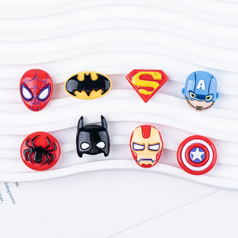 1pcs Marvel Superhero/Superman/Captain America/Iron Man/Batman DIY Pins ...