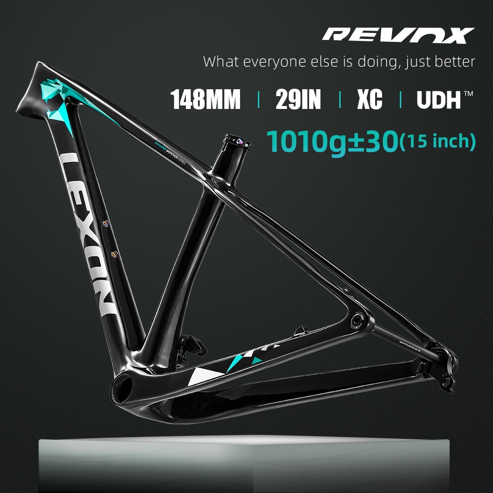 2024 LEXON MTB Hardtail Carbon Bike Frame 29ER XC FOR Bicycle Boost 148x12mm Scott Scale ...