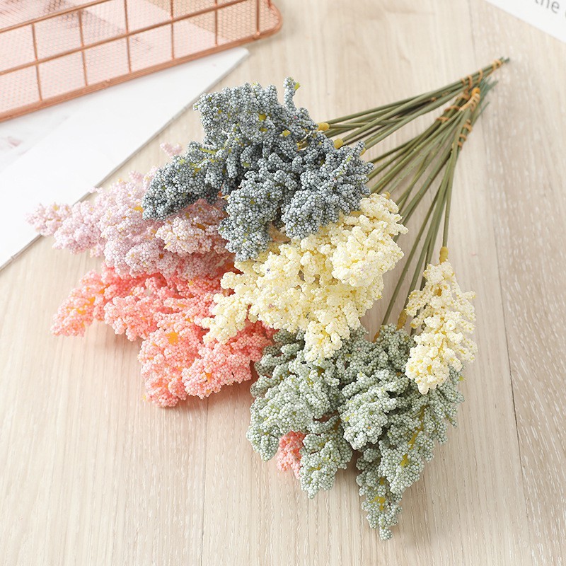 [BUY 3 FREE 3]Artificial Flowers Wheat Ears Fake Flower Office Family ...