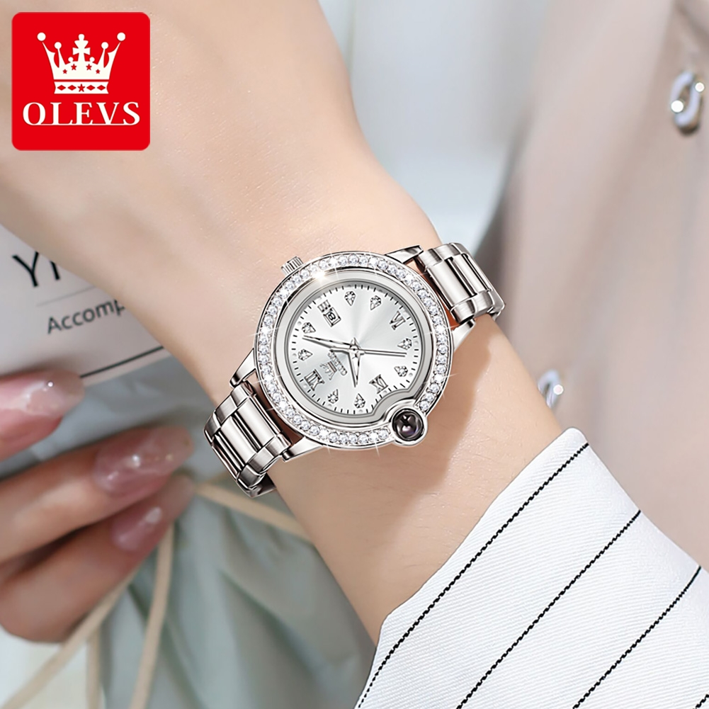 OLEVS New Arrived 2024 Wrist Watch For Woman Waterproof Original Relo ...