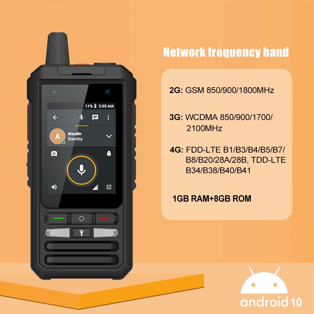 UNIWA F80S 4G Network Radio Android 10 LTE/WCDMA/GSM WIFI Mobile Phone ...