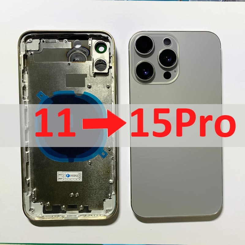 DIY Back Cover Housing for 11 to 15 Pro large camera, 11 Body 15 pro ...