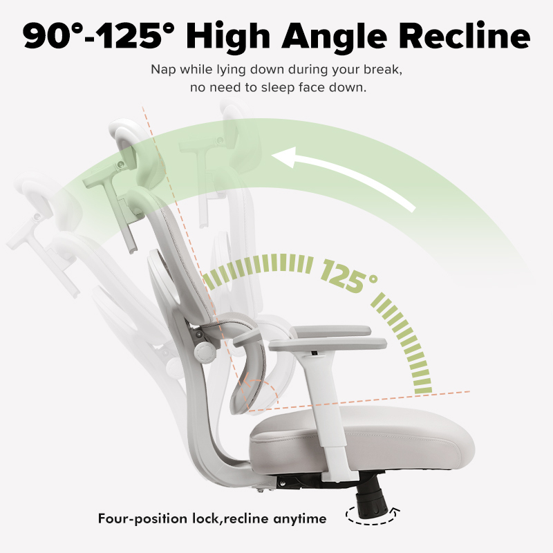 MUSSO E600 SE Ergonomic Chair 3D Handrail and Adjustable Headrest ...