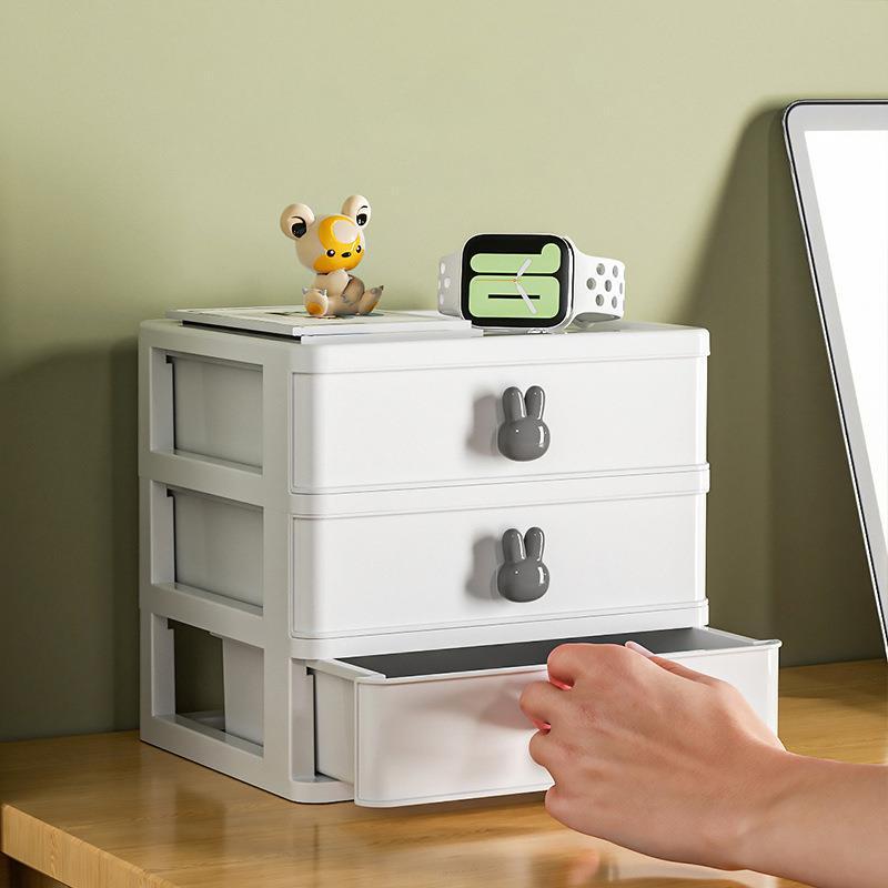Cartoon Desktop Sundries Storage Box Desk Plastic Mini Storage Box ...