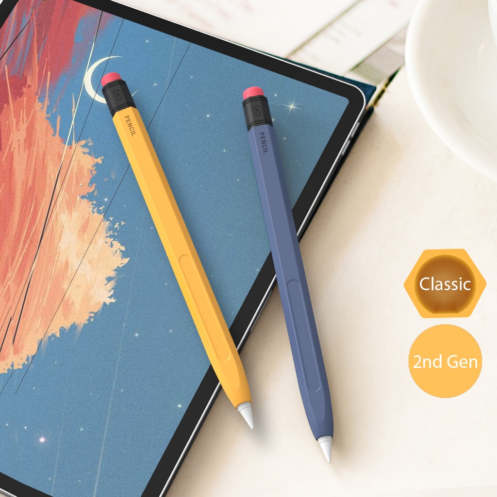 Hexagon Design Classic Pencil Case for Apple Pencil Pro & Pencil 2nd ...