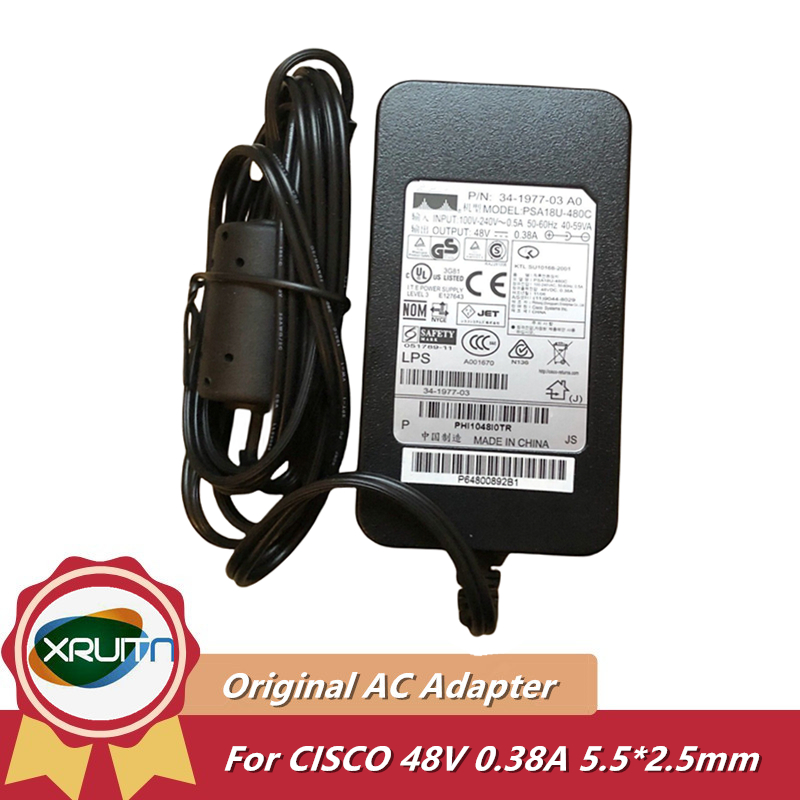 Genuine For Cisco AP IP Phone Aironet Power Supply PSA-18U-480C AC ...