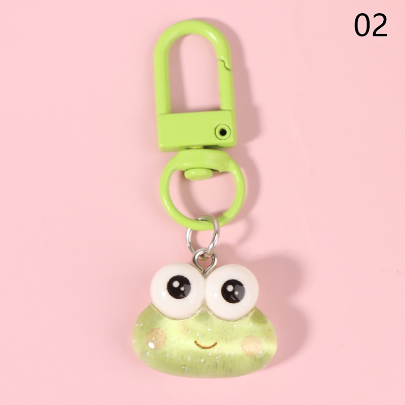 PINKING Green Frog Plush Doll Keychain Pendant Fashion Bag Ornaments ...