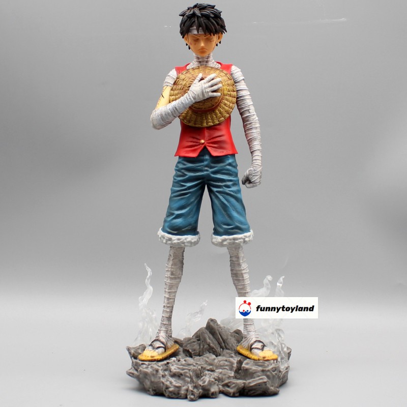 Anime One Piece Luffy Standing Version Figure Collection Statue 29cm ...