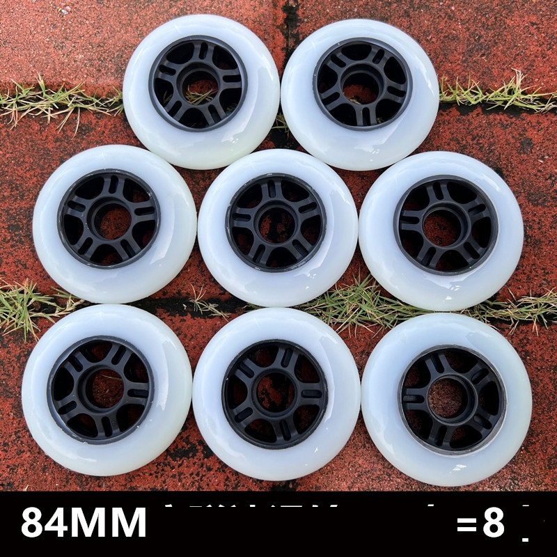 8pcs professional speed racing inline skates 4*84mm wheels frame adult ...