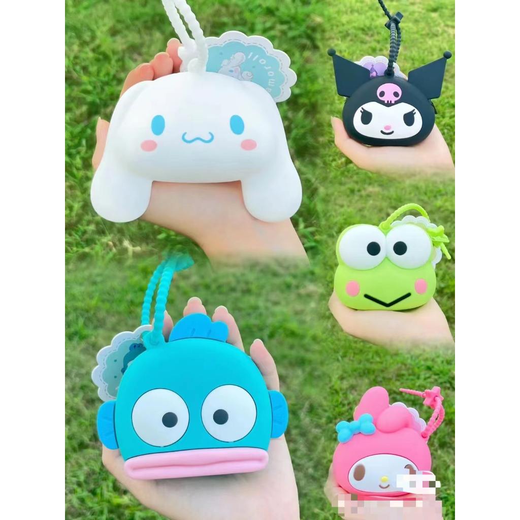 New Cartoon Sanrio Kuromi Mermaid Hanton Melody Cinnamon Dog Big Eye ...