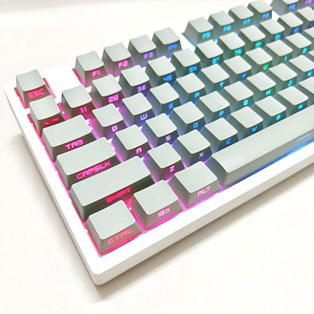 131 Keys Side Shine Through Keycaps PBT Dye-sub OEM Profile Keycap ...