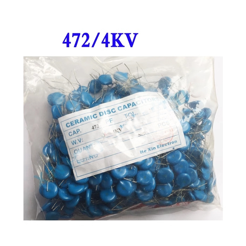 10 pcs High voltage ceramic capacitor 472/4KV Y capacitor Porcelain ...