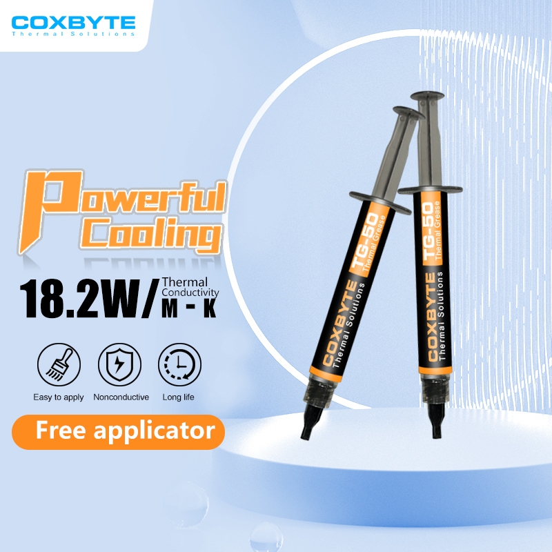 COXBYTE 18.2W/mk Thermal Paste for CPU TG-50 High Performance Thermal Grease for GPU Graphics ...