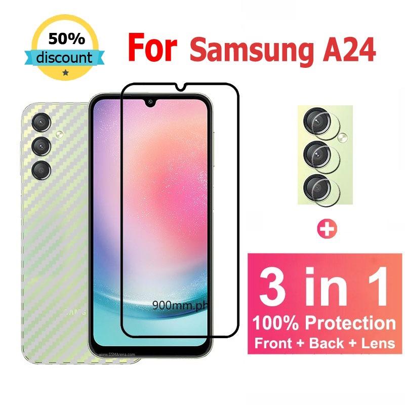 Samsung A24 Tempered Glass Screen Protector For Samsung A54 A14 A34 A53 ...