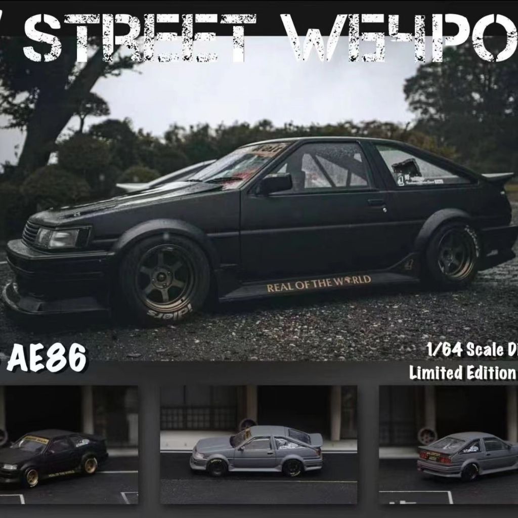 Sw 1: 64 RWB Toyota AE86 Wide Body Modified Black Samurai Alloy Car ...