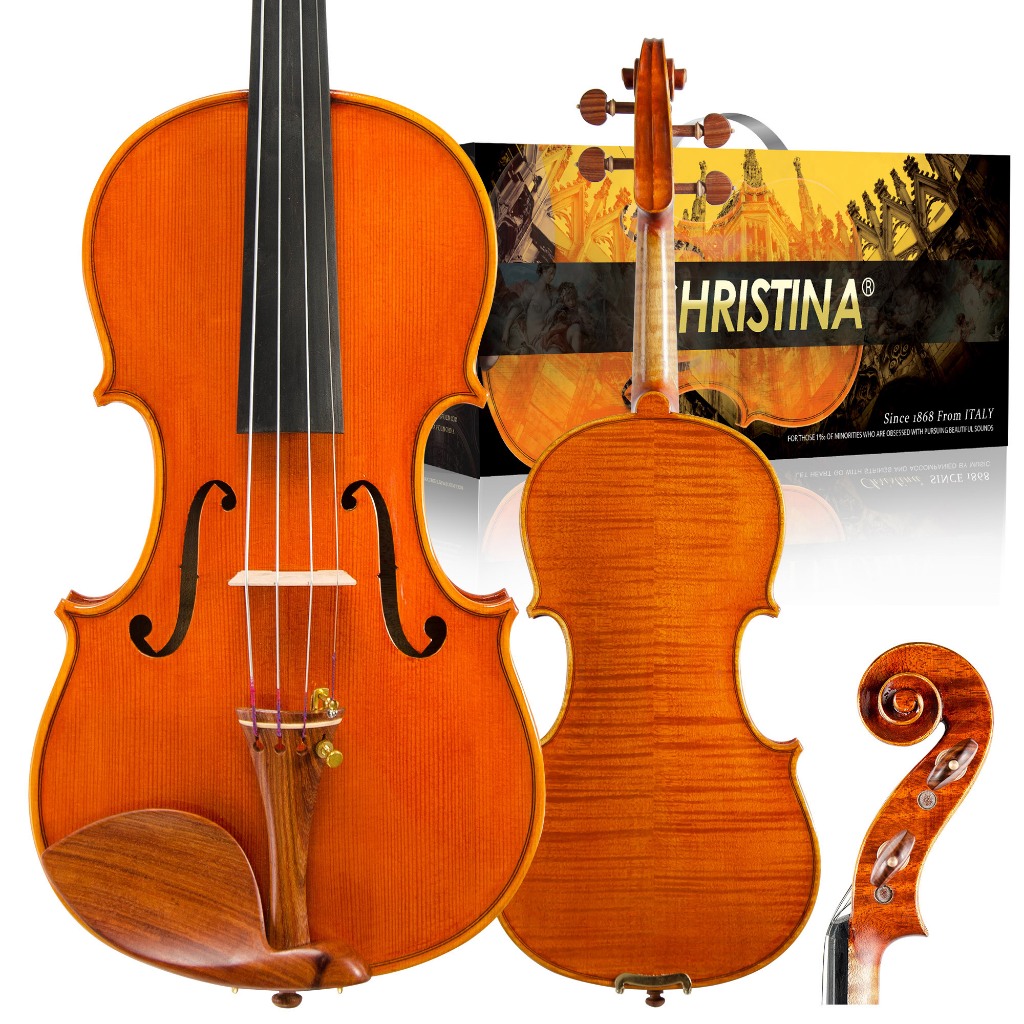 CHRISTINA S100A Violin European Wood Instrument Adult Full Size Violin ...