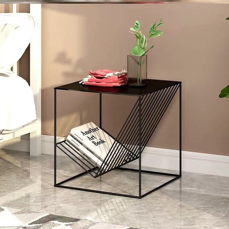 Light Luxury Postmodern Side Table Simple Metal Side Table Nordic Style ...