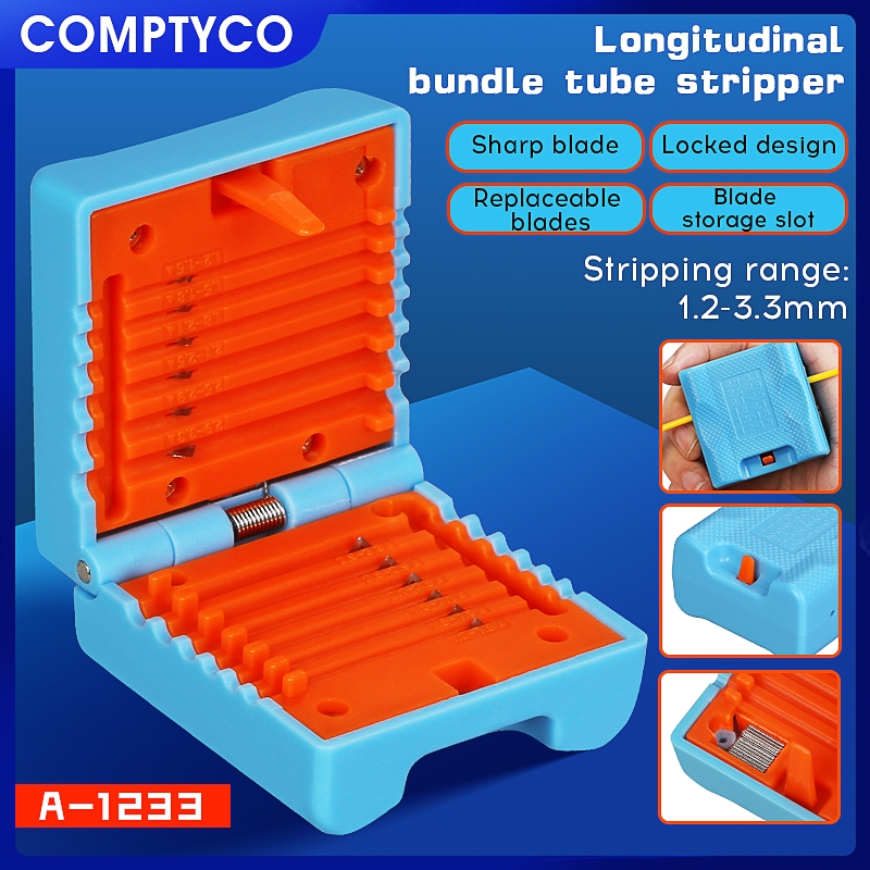 COMPTYCO blue A-1233 Fiber longitudinal bundle tube stripper 1.2mm-3 ...