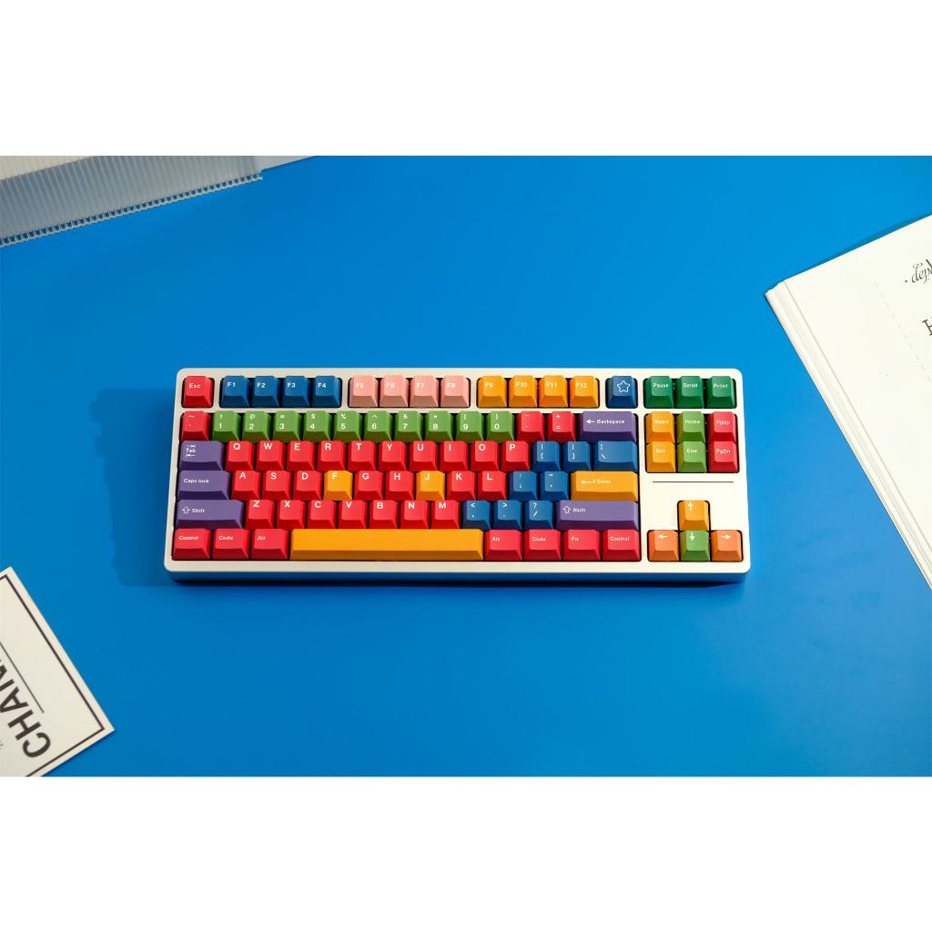 GMK Handarbeit keycaps, 129 Keys keycaps Cherry Profile DYE-SUB ...