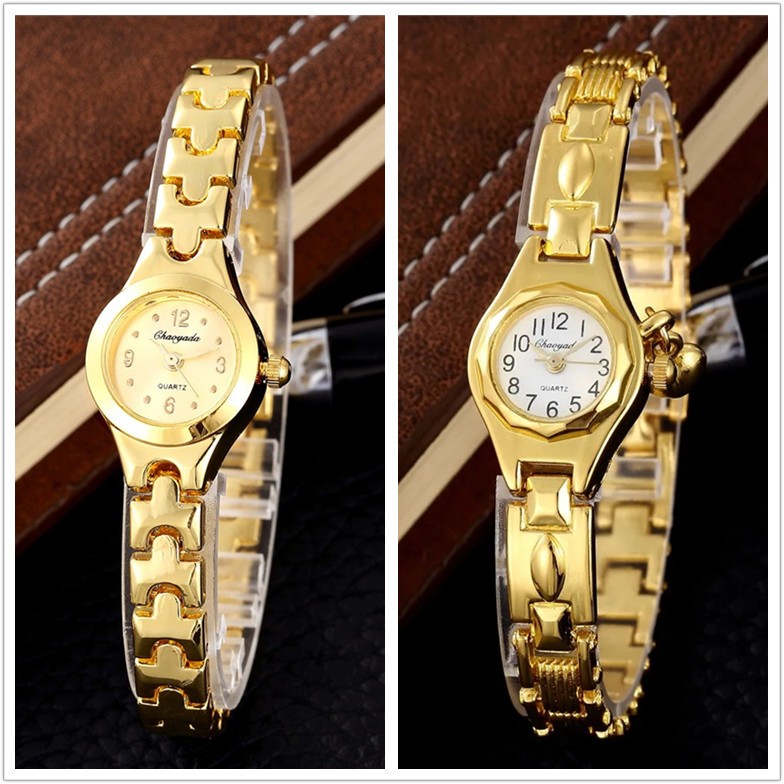 Luxury Gold Watch For Woman Relo Fashion Elegant Bracelet Watch Quartz ...
