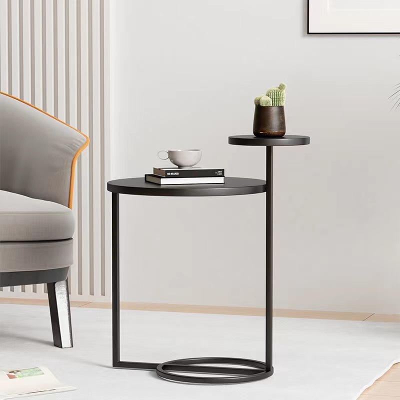 Simple Simple Modern Iron Side Table Living Room Sofa Side Coffee Table ...