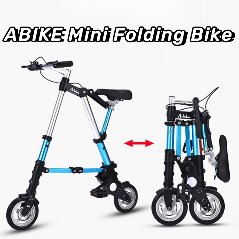 ABIKE Mini Folding Bike Portable Lightweight Bicycle Super Small ...